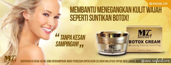 Botox halal khas untuk muka Botox Cream dari MzSecret - REZEKI IBU
